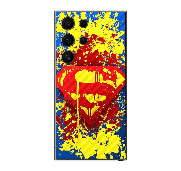 Paint Splatter Superman Logo Mobile Skin/Wrap – WrapAura