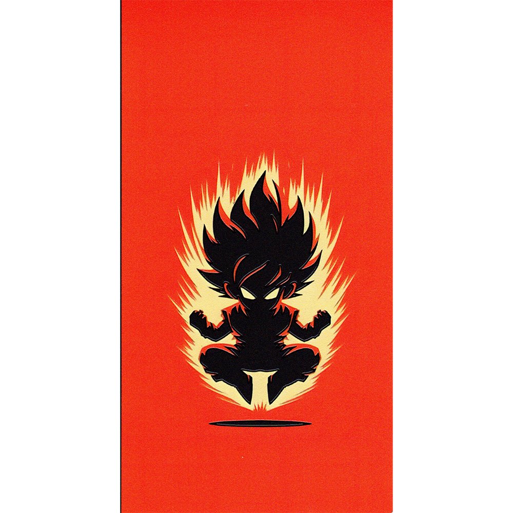 Fire Goku Mobile Skin/Wrap - WrapAura