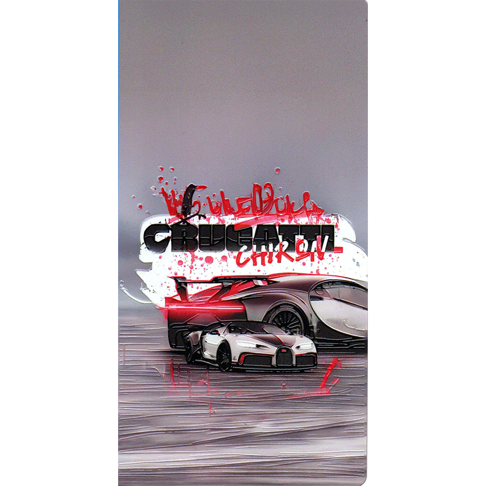 3D Embossed "Bugatti Chiron" Mobile Skin/Wrap - WrapAura